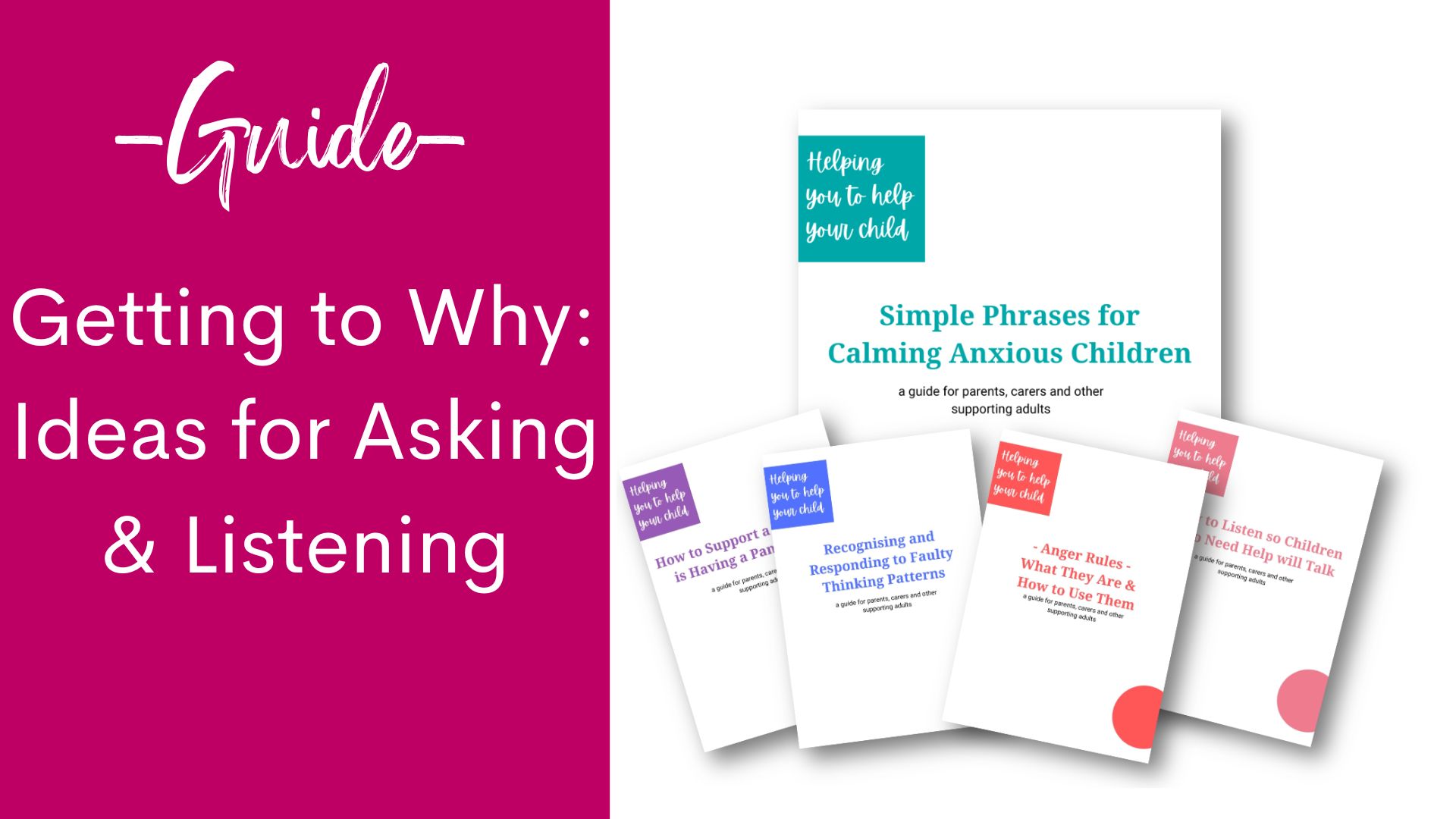 GUIDE | Getting to Why - Ideas for Asking and Listening - Dr Pooky ...