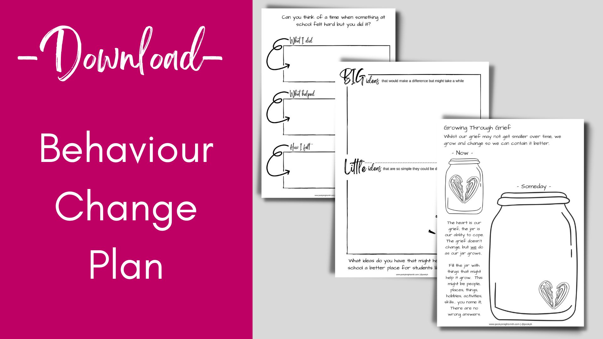 DOWNLOAD: Behaviour Change Plan - Dr Pooky Knightsmith