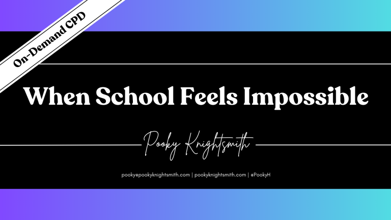 When School Feels Impossible: supporting children who struggle to ...